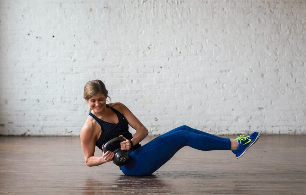 7 Calorie-Torching Kettlebell Moves {HIIT workout} | Nourish Move Love