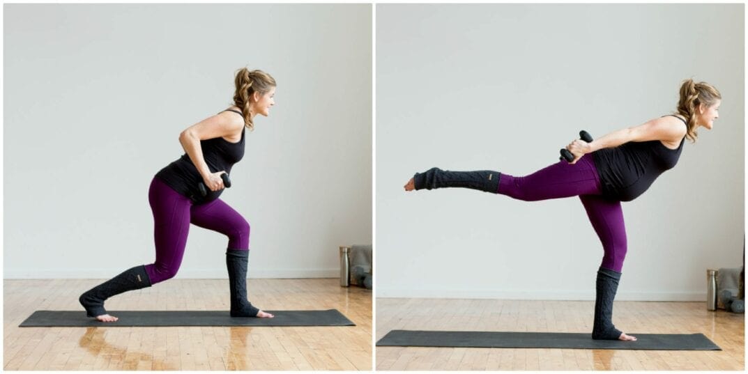 Lunge Kicks Exercise