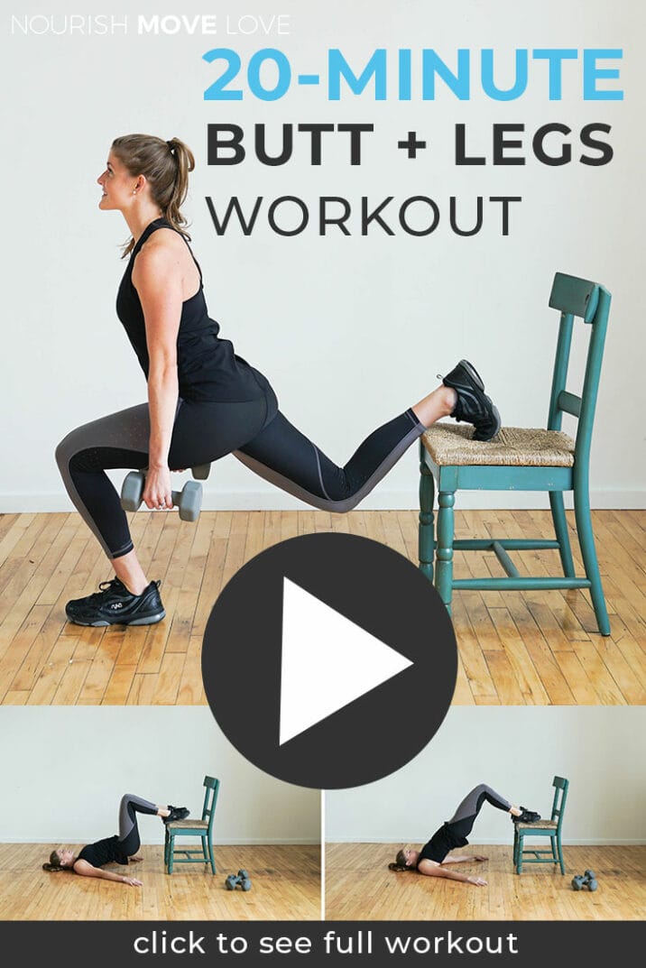40 Minute Glute Workout For Women Video Nourish Move Love