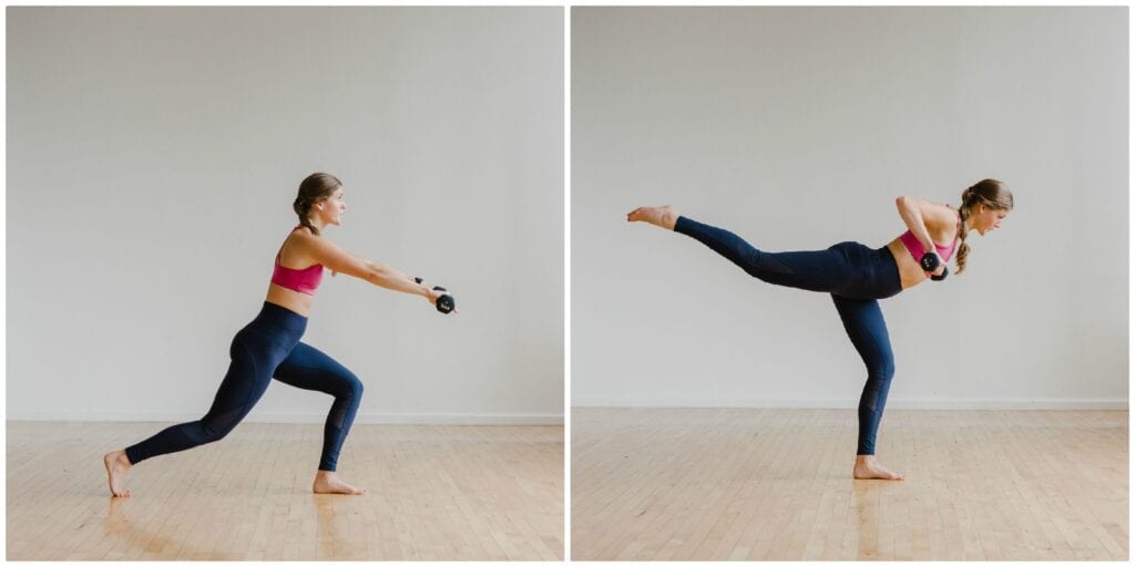 15-Minute Barre Workout: Cardio Barre At Home | Nourish Move Love