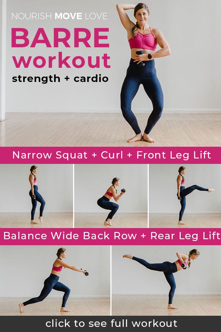 15-Minute Barre Workout (Video) | Nourish Move Love