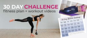 FREE 30-Day Workout Calendar (Videos) | Nourish Move Love