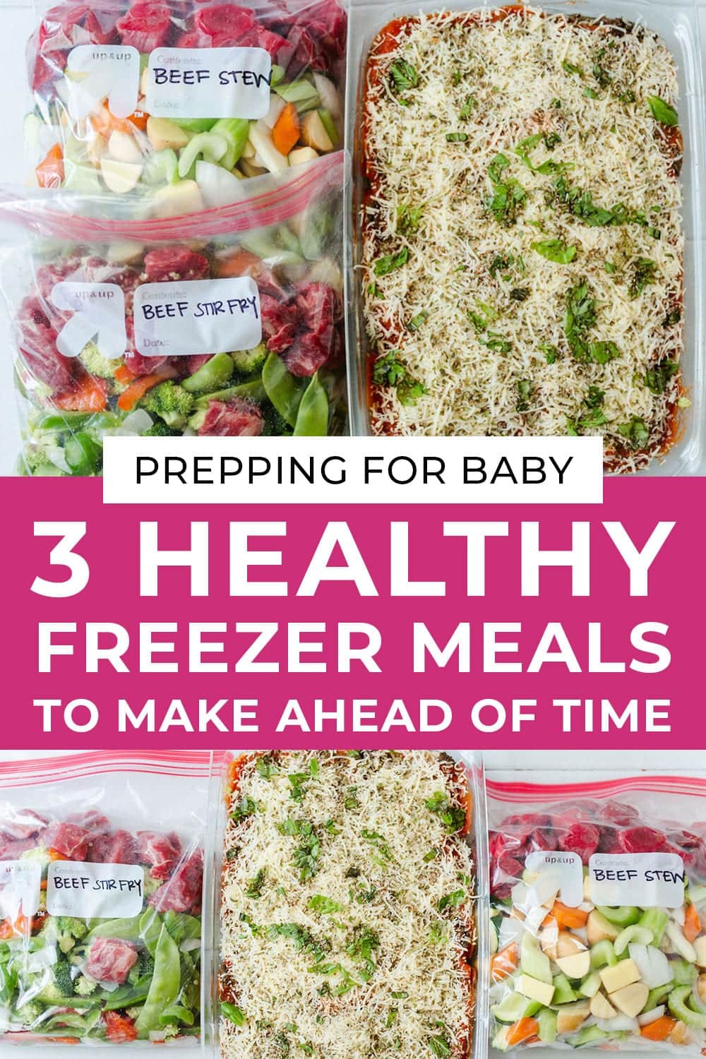 Easy Freezer Meals: 3 Dinners to Stock Your Freezer | Nourish Move Love
