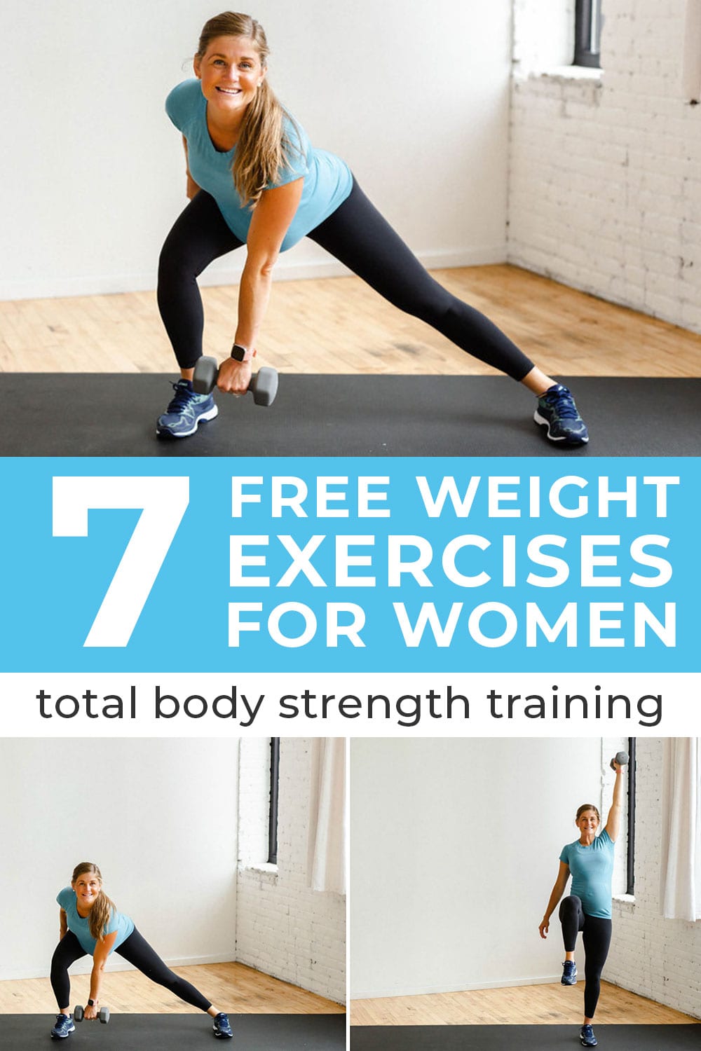 7 Best Free Weight Exercises (Video) | Nourish Move Love