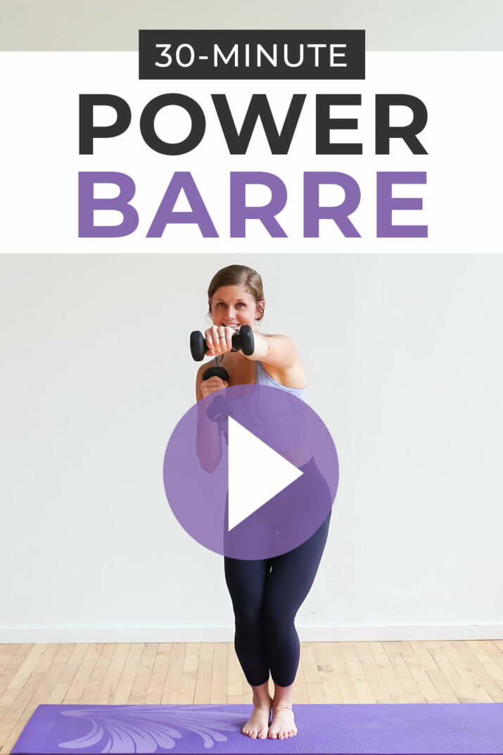 Barre Fitness: 30-Minute Power Barre (Video) | Nourish Move Love