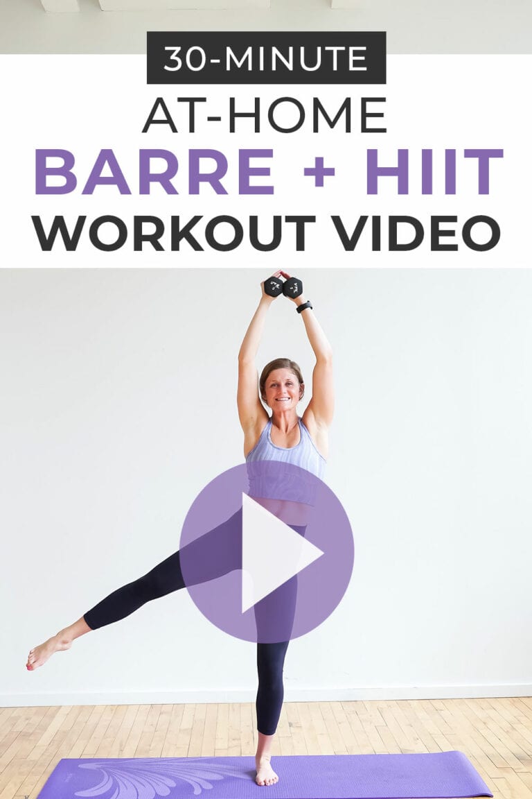 Barre Fitness: 30-Minute Power Barre Workout Video | Nourish Move Love