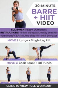 Barre Fitness: 30-Minute Power Barre (Video) | Nourish Move Love