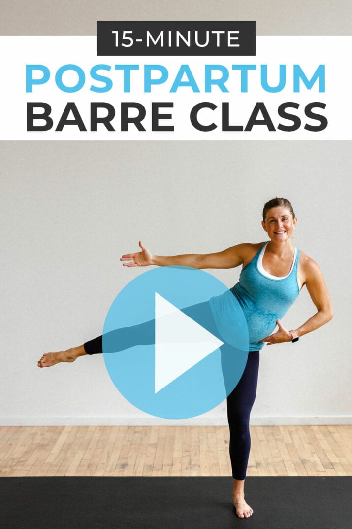 15-Minute Low Impact Cardio Barre Workout | Nourish Move Love