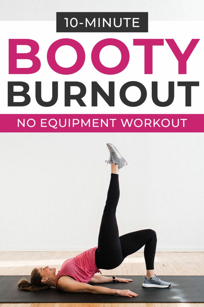 10-Minute Abs and Butt Workout (Video) | Nourish Move Love