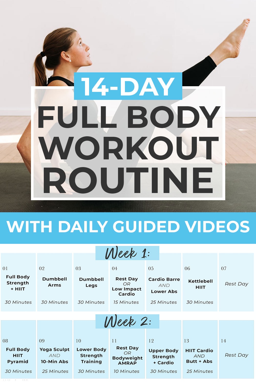 Free 14-Day Workout Plan (PDF) | Nourish Move Love