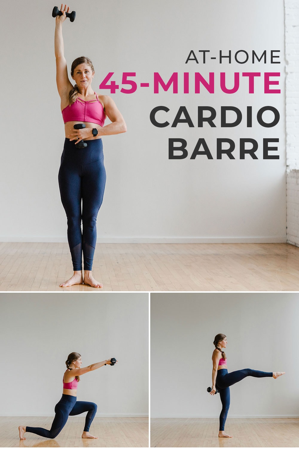 45-Minute Cardio Barre Workout (Video) | Nourish Move Love