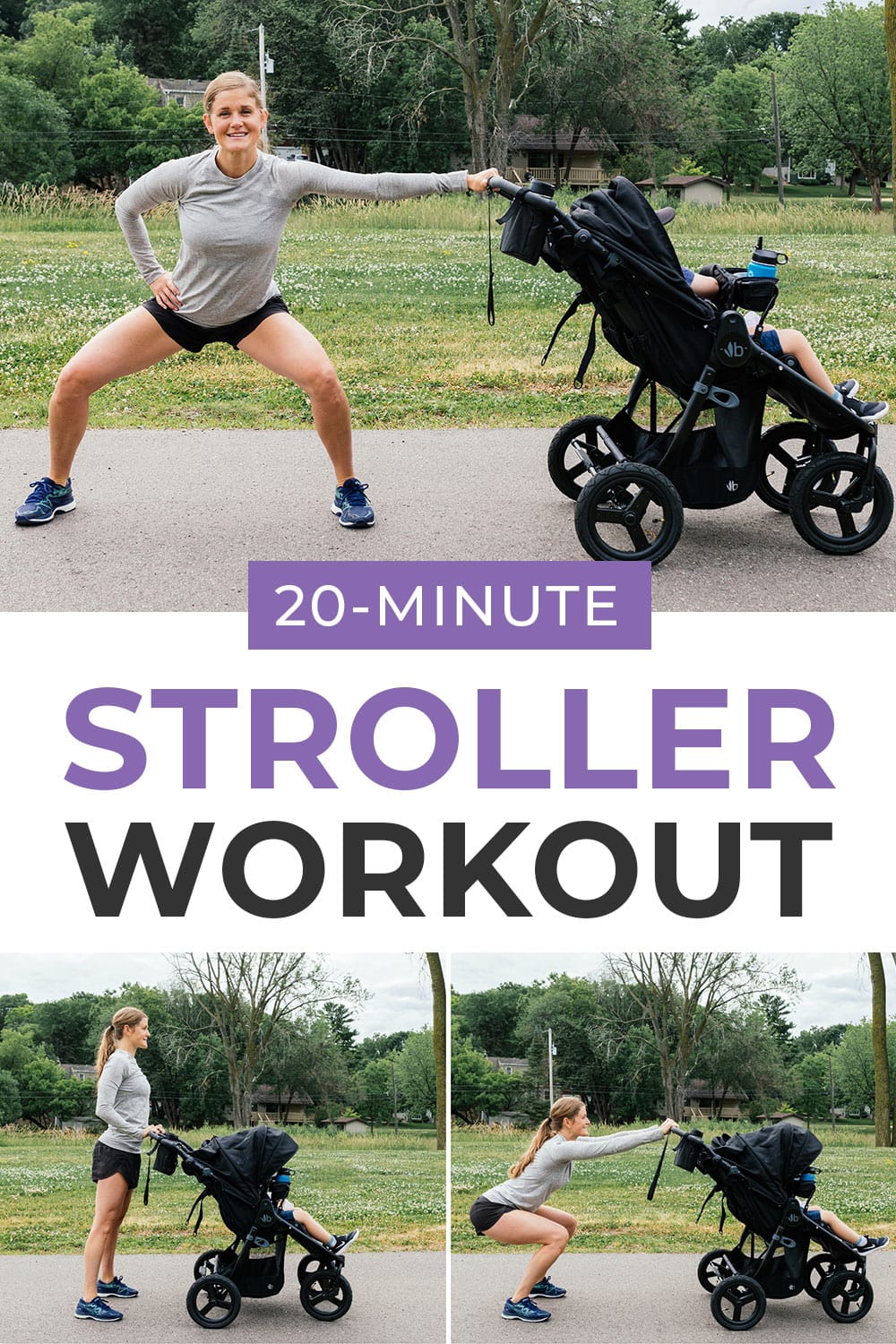 20-Minute Stroller Workout for Legs + Butt | Nourish Move Love