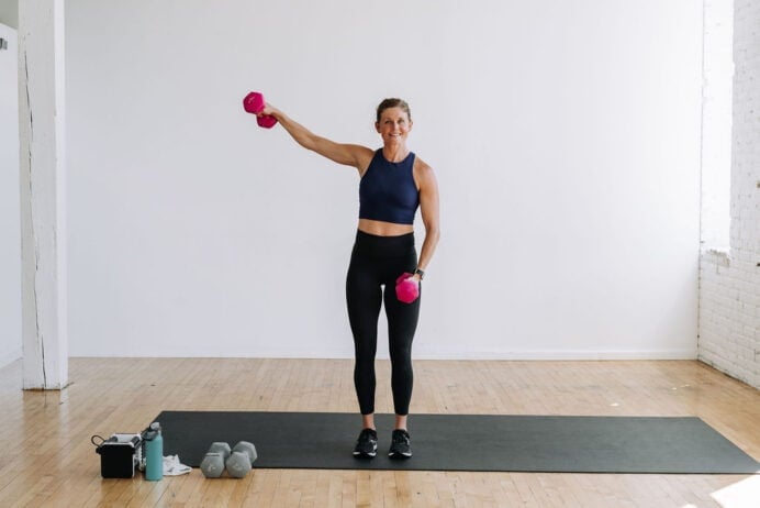 45-Minute Arms and Abs Workout (Video) | Nourish Move Love
