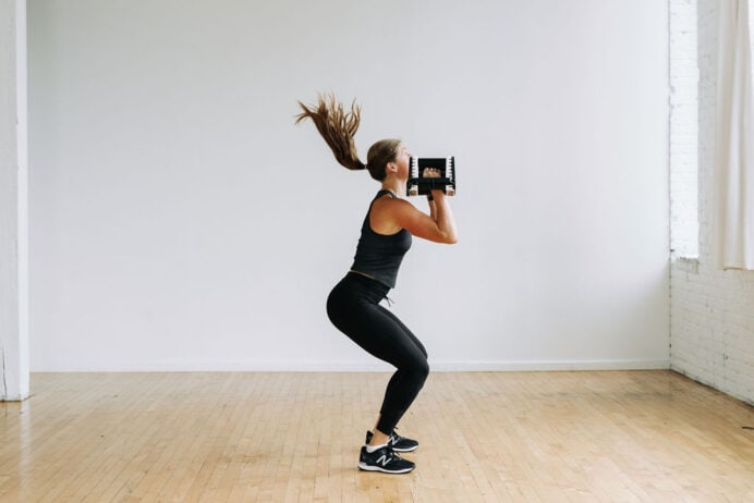 45-Minute Dumbbell Leg Workout (Video) | Nourish Move Love