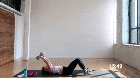 30 Minute Toned Arms Workout (Arms + Abs) | Nourish Move Love