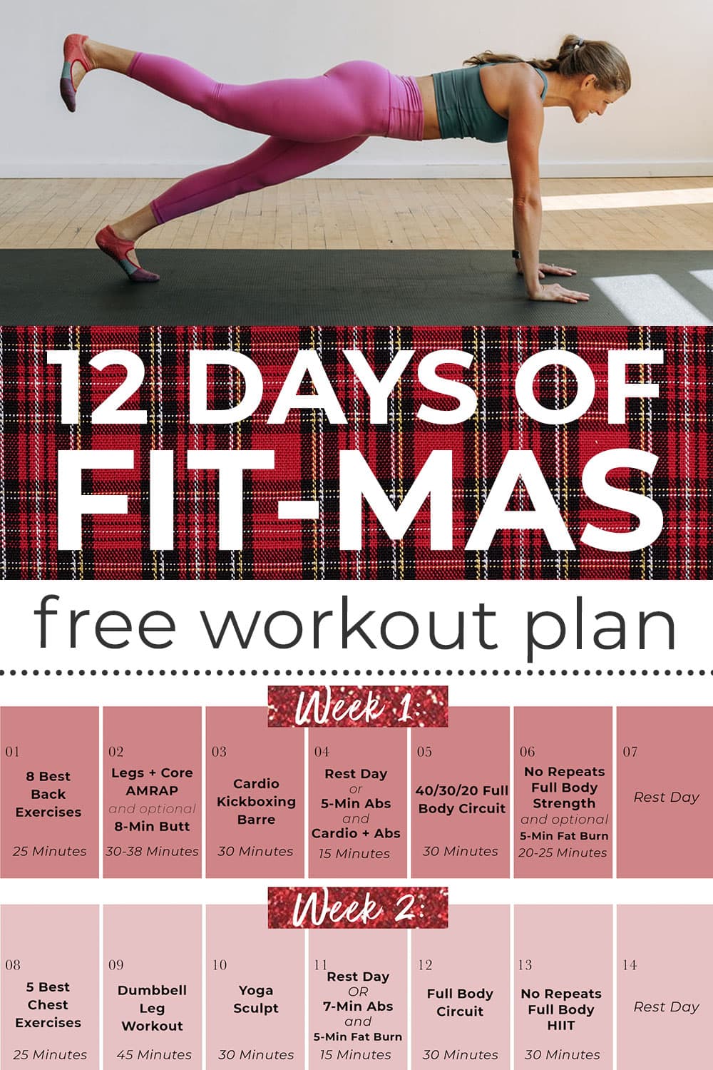 14-Day Workout Challenge (YouTube Videos) | Nourish Move Love