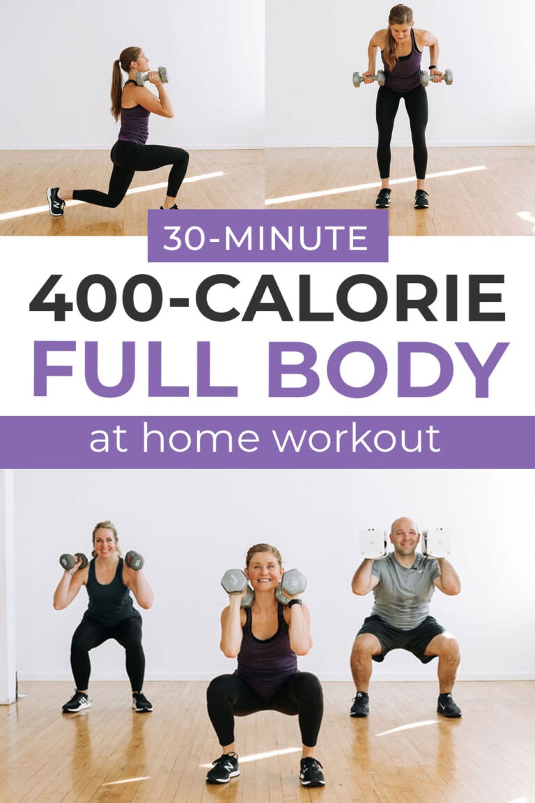 At Home Circuit Workout (Full Body + Dumbbells) | Nourish Move Love