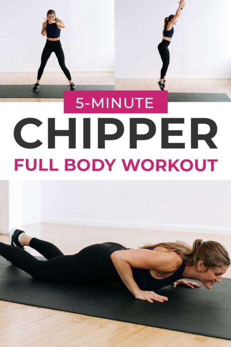 5 Minute Fat Burning Workout (Chipper Workout) | Nourish Move Love