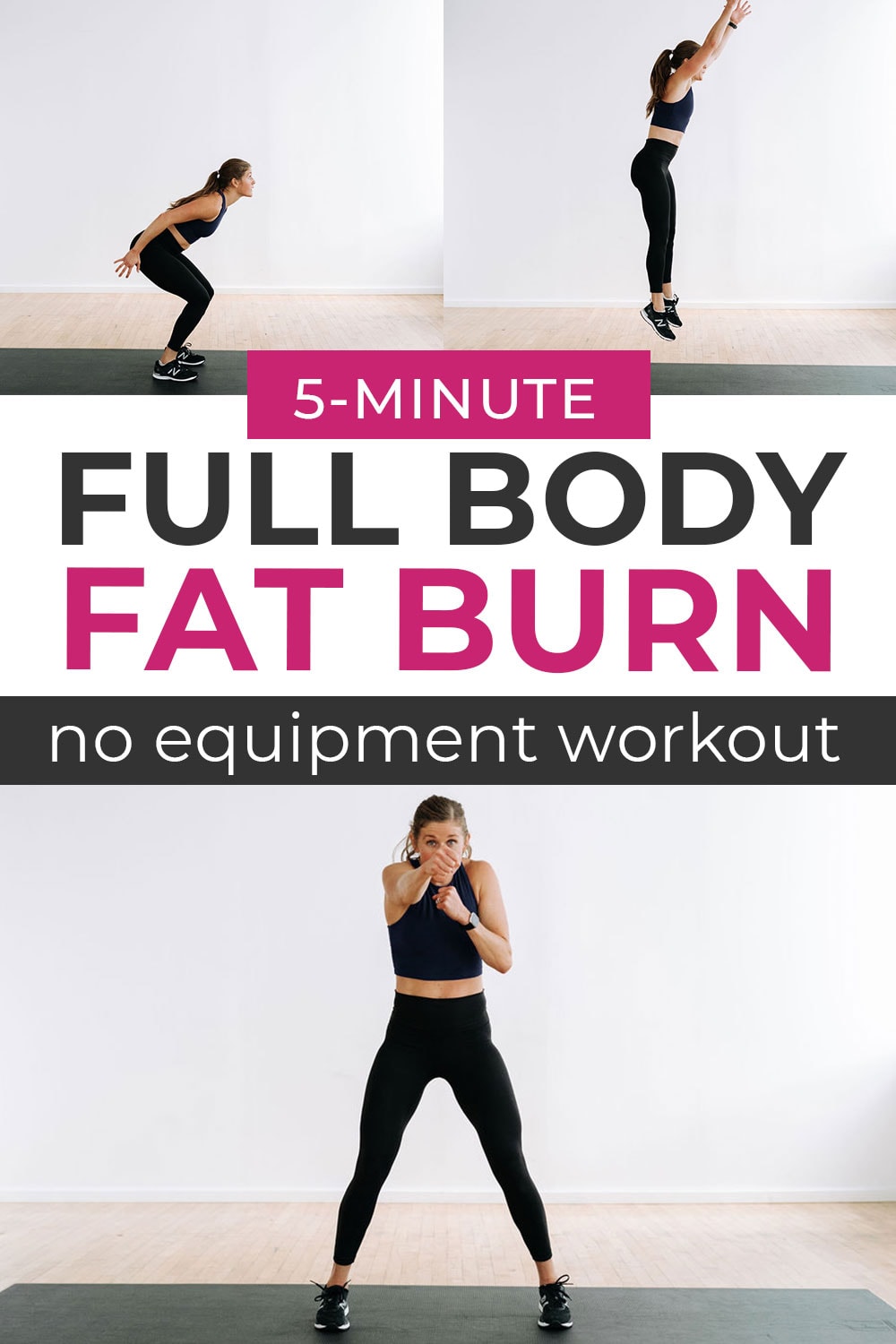 5-Minute Fat Burning Workout (Video) | Nourish Move Love