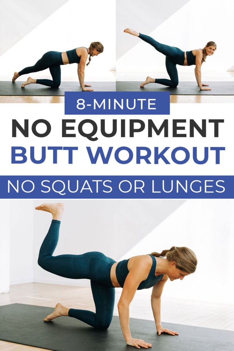 8 Minute Booty Workout At Home No Equipment Nourish Move Love