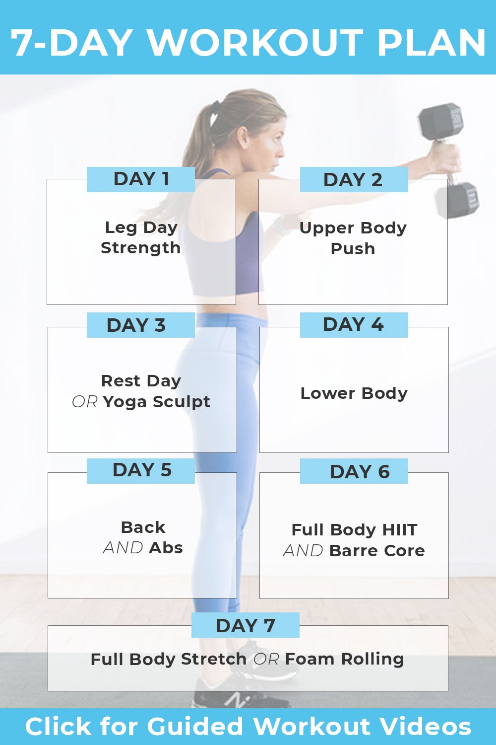 7-Day Workout Plan for Women