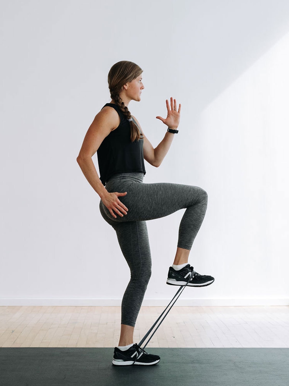 10 Minute Glute Workout Booty Band Nourish Move Love