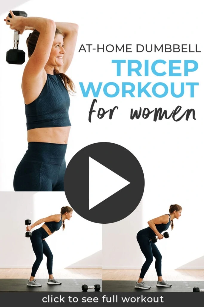 8 BEST Tricep Exercises for Women (Video) | Nourish Move Love
