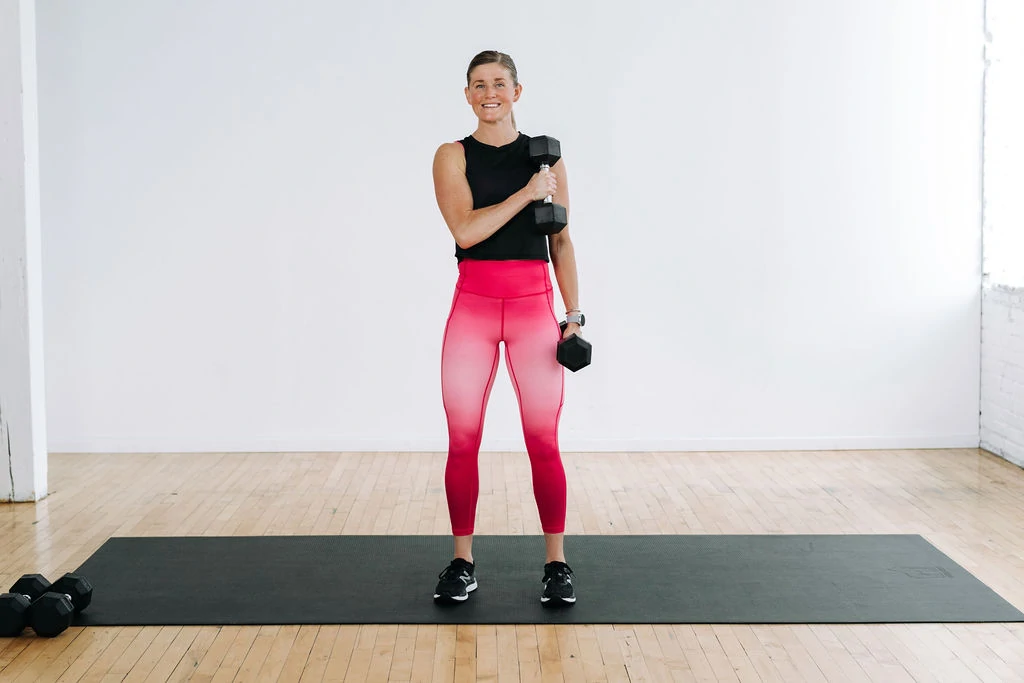 5 Best Bicep Exercises (20-Min Bicep Workout Video) | Nourish Move Love