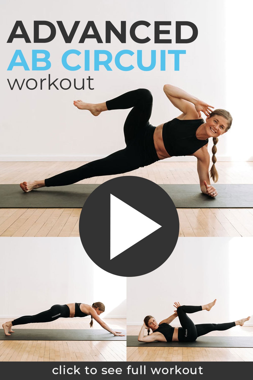 5-Minute Intense Ab Circuit (Video) | Nourish Move Love