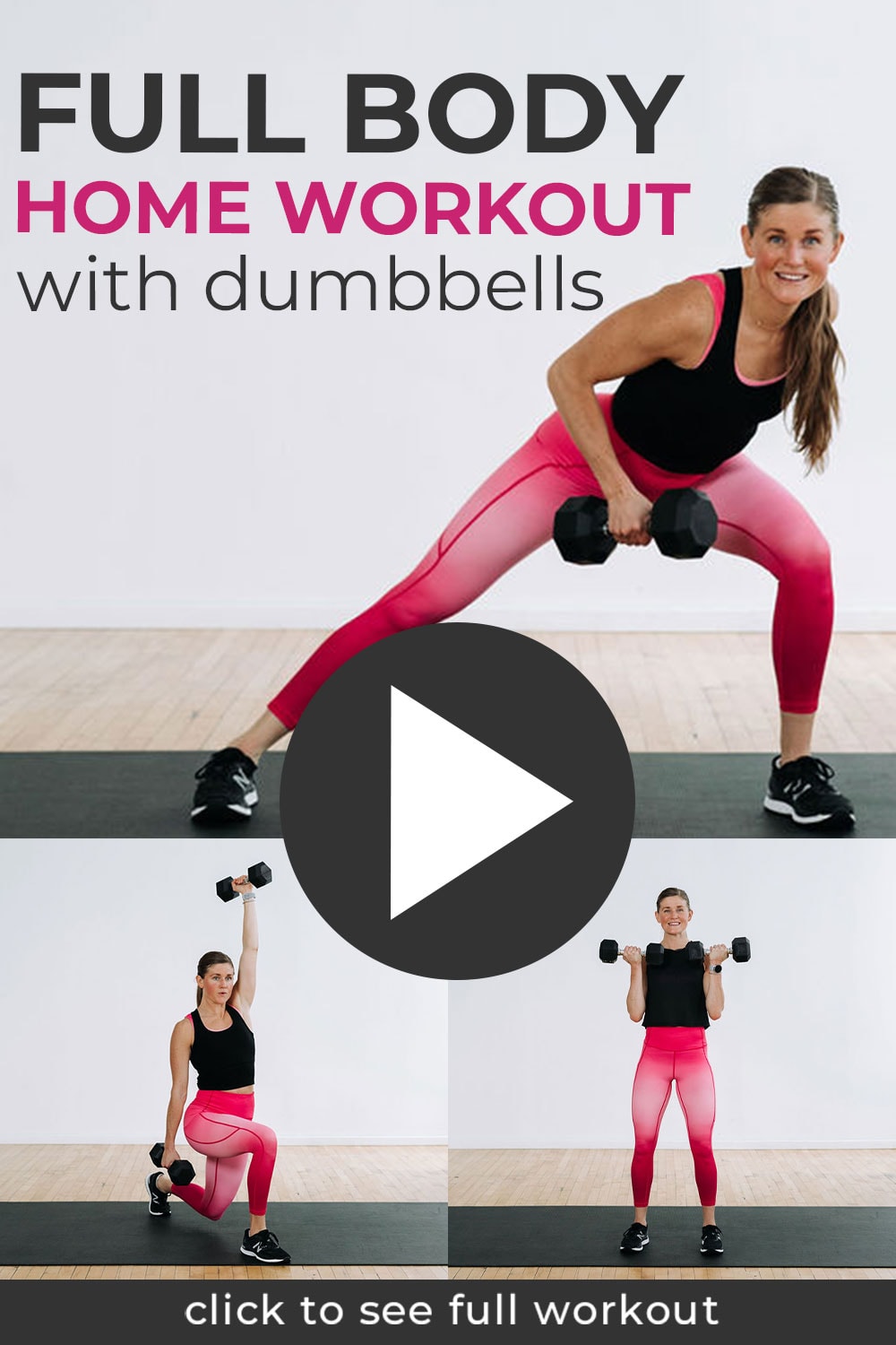 30-Minute Full Body Workout at Home (With Dumbbells)