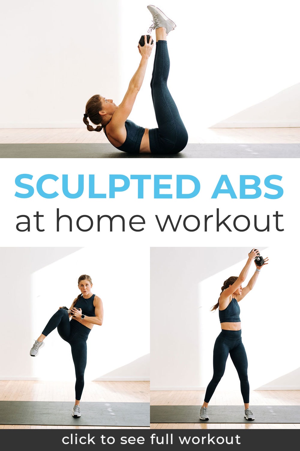 Cardio and Ab Workout with Weights (Video) | Nourish Move Love
