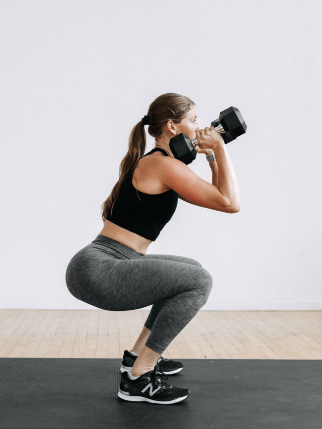 Legs and Back Dumbbell Workout At Home (Video) | Nourish Move Love