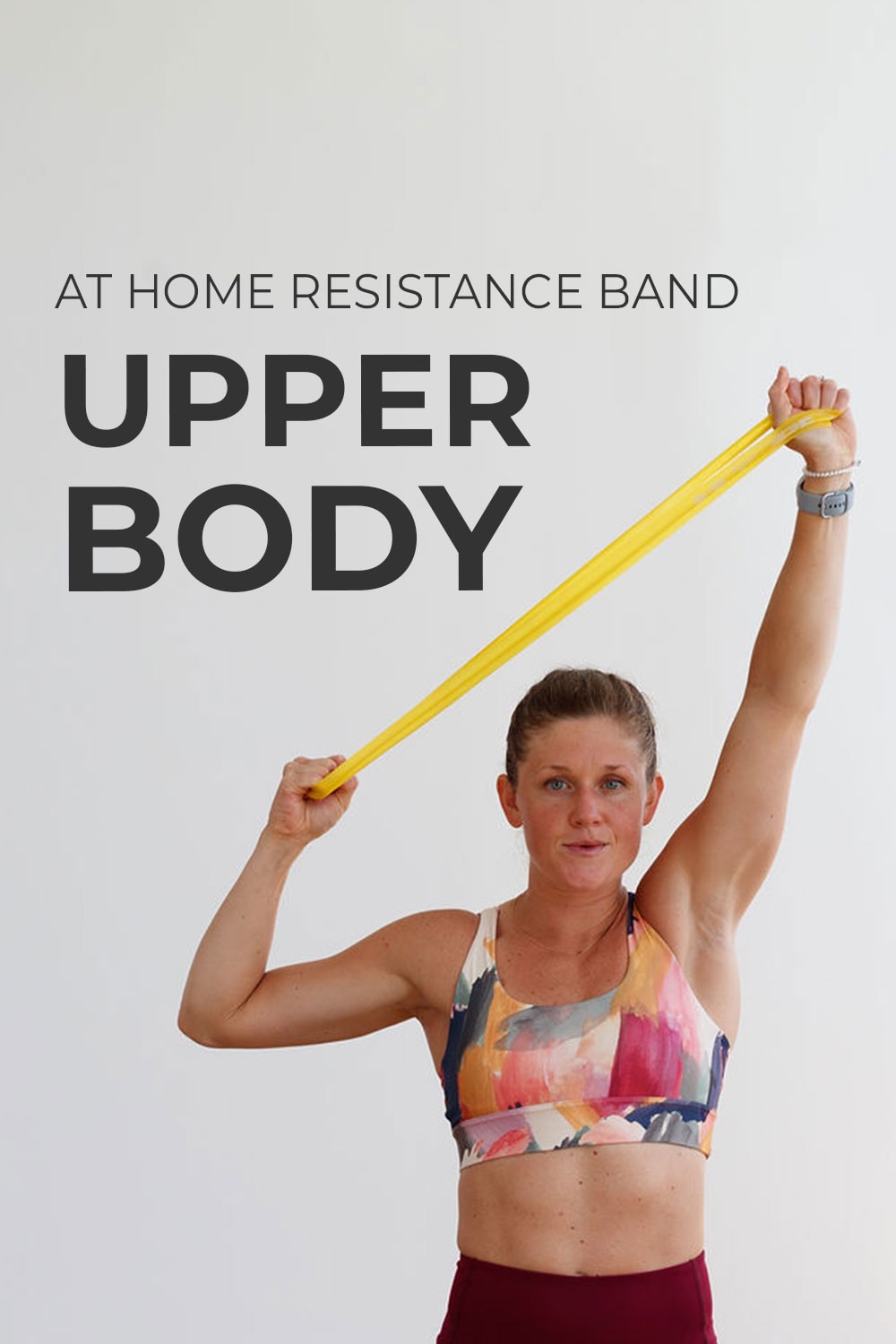 Resistance Band Arm Workout Video Nourish Move Love 