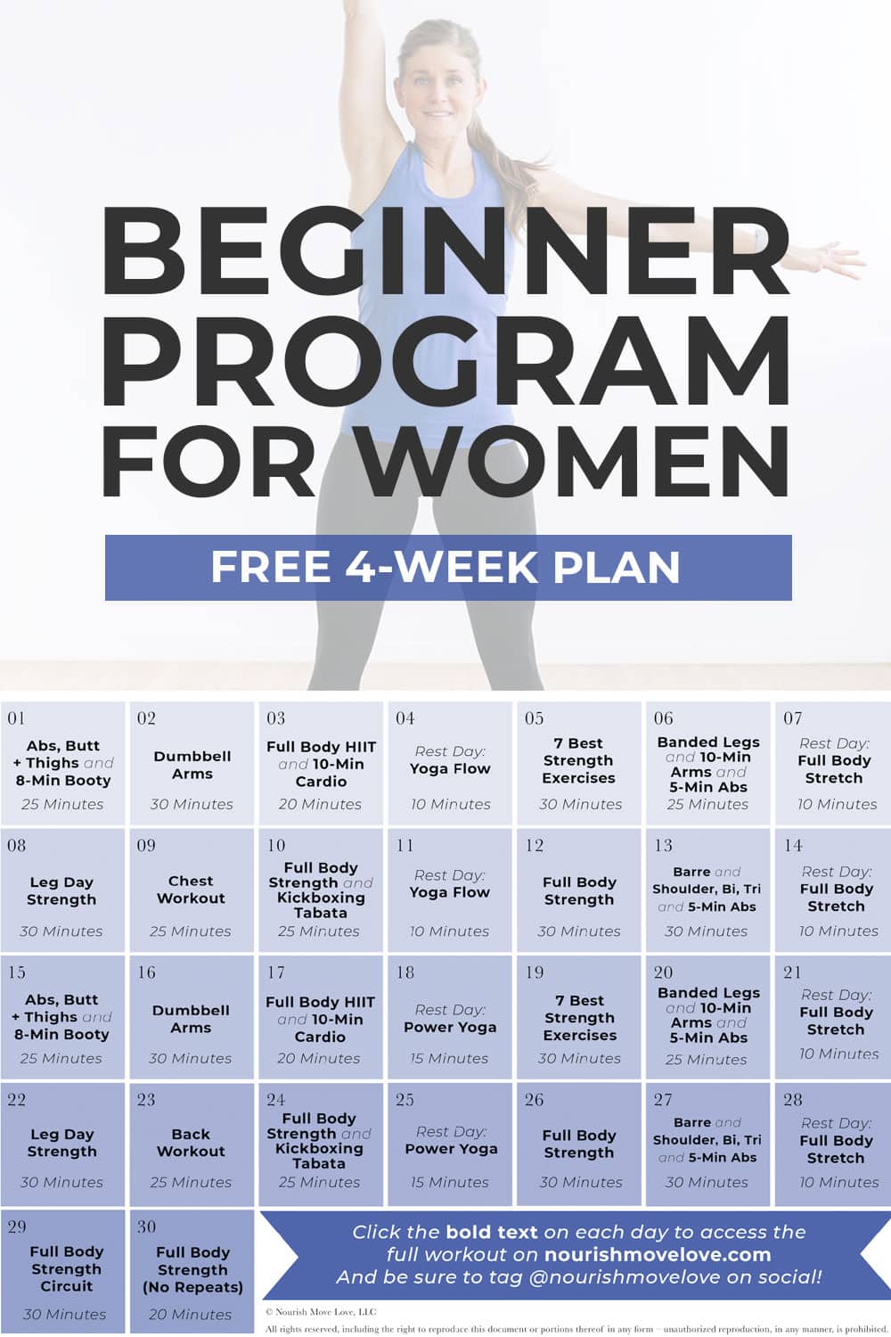 30-Day Beginner Workout Plan