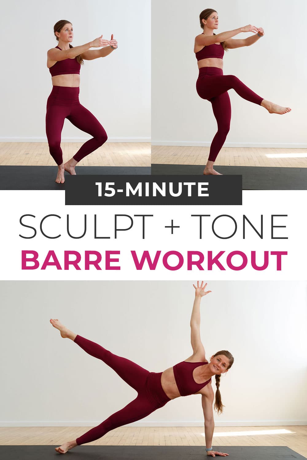 15-Minute Barre Workout (Video) | Nourish Move Love