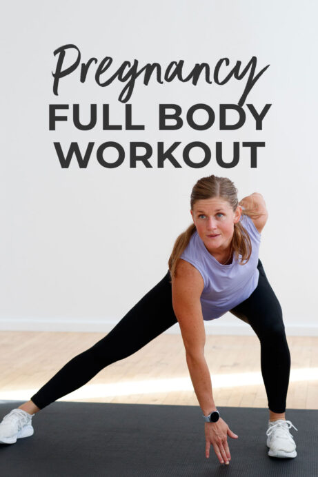 30-Minute First Trimester Workout (Low Impact HIIT) | Nourish Move Love