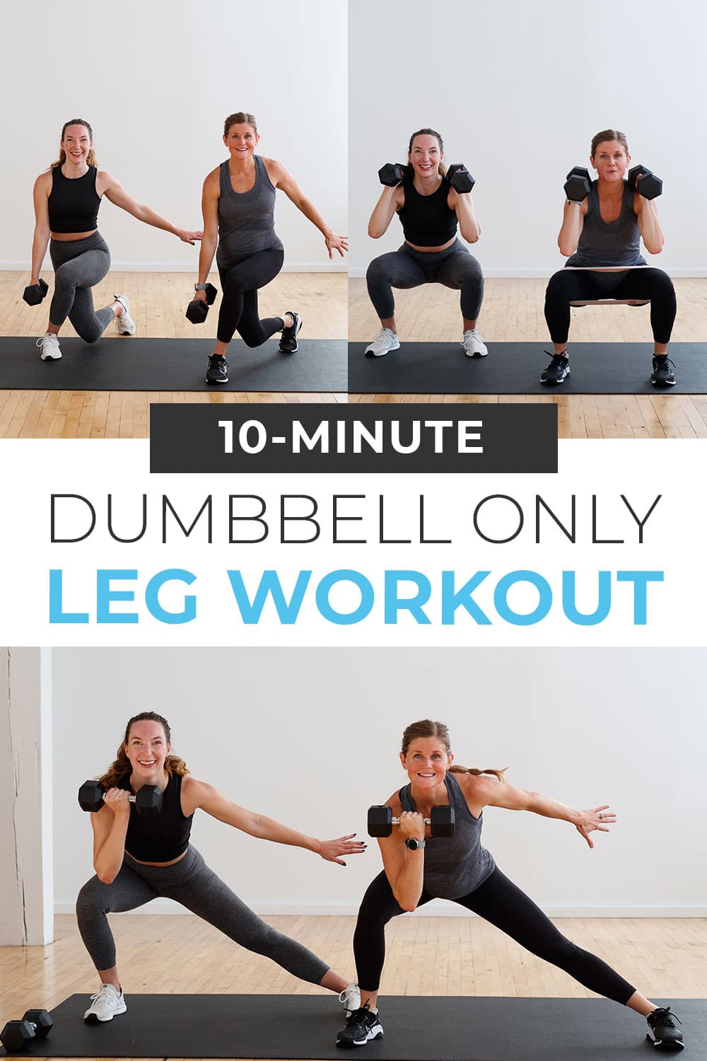 10-Minute Leg Workout At Home (Video) | Nourish Move Love
