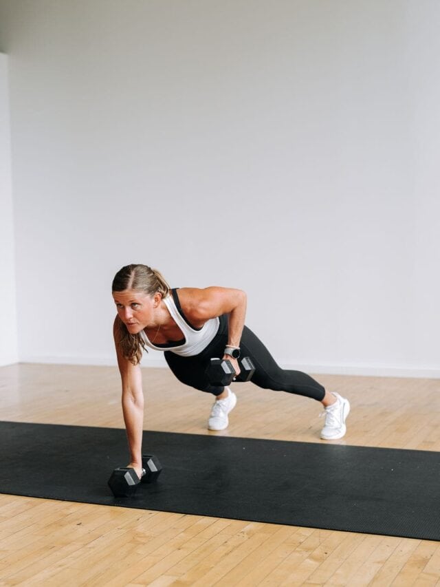 A Full Body, Dumbbell-Only Workout to Burn Fat! - Nourish, Move, Love