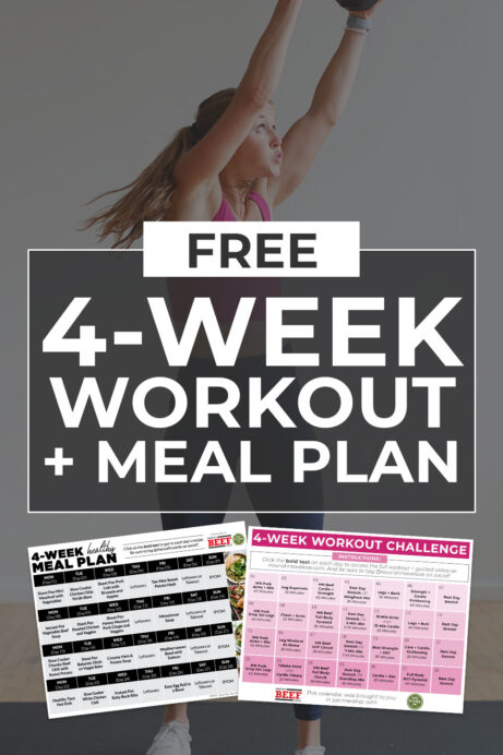 FREE Monthly Workout Plan (and Meal Plan) | Nourish Move Love