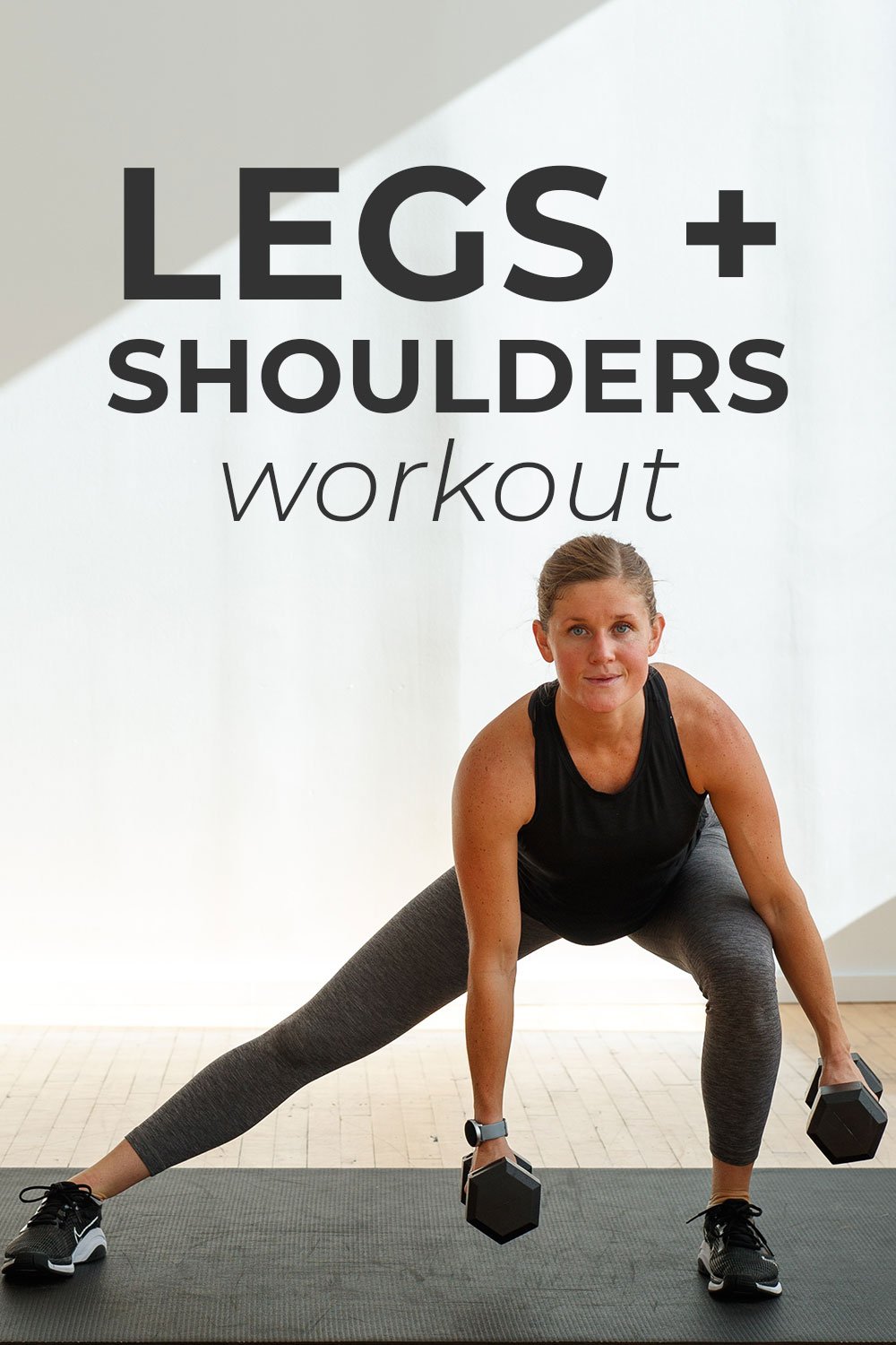 35-Min Leg and Shoulder Workout (Video) | Nourish Move Love