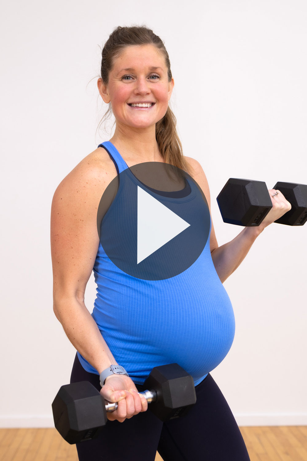 Advanced Pregnancy Workout At Home (Video) | Nourish Move Love