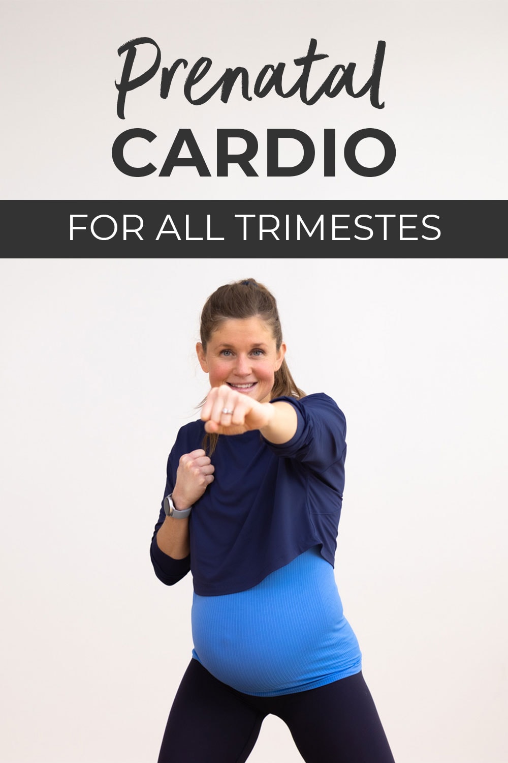 35-Minute Prenatal Cardio + Mobility Workout