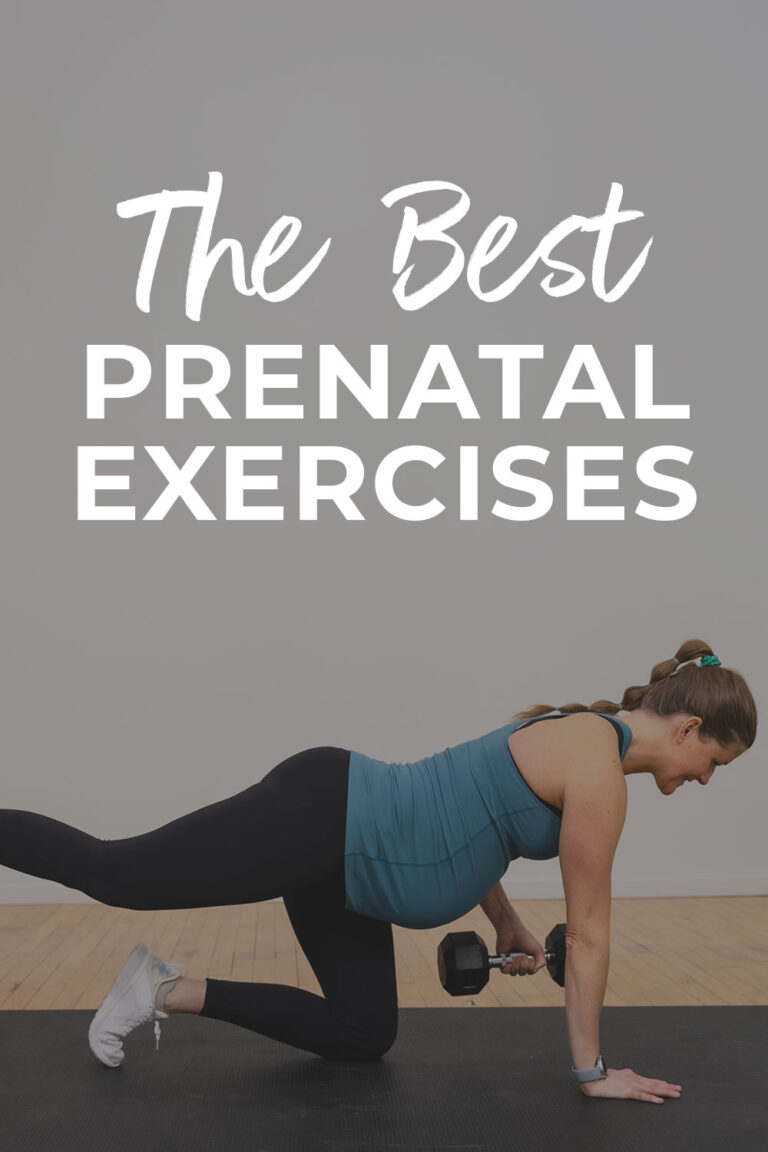 8 BEST Exercises For Pregnancy (Video) | Nourish Move Love