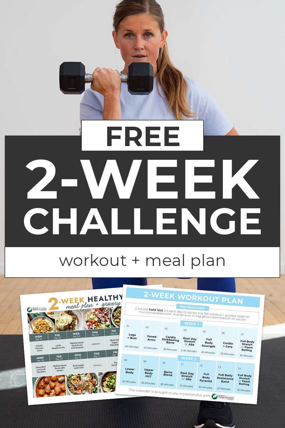 Free 14-Day Challenge (Workout + Meal Plan) | Nourish Move Love