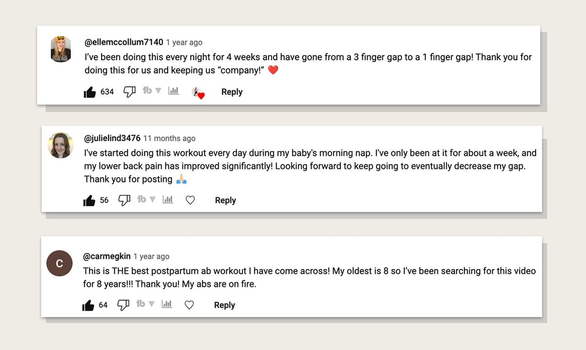 28-Day Exercise Plan for Diastasis Recti | Nourish Move Love