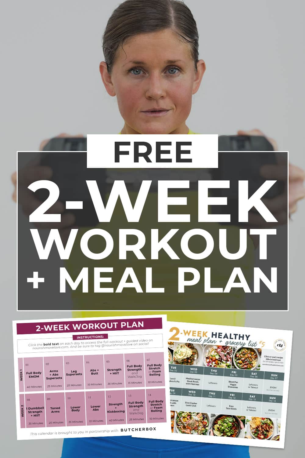 Free 2-Week Fitness Challenge (+ Meal Plan) | Nourish Move Love
