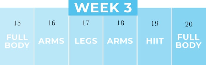 4-Week Workout Plan PDF (with Meal Plan!) | Nourish Move Love