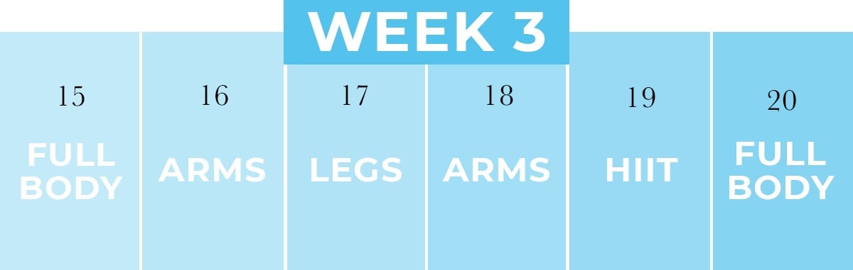 4-Week Workout Plan PDF (with Meal Plan!) | Nourish Move Love