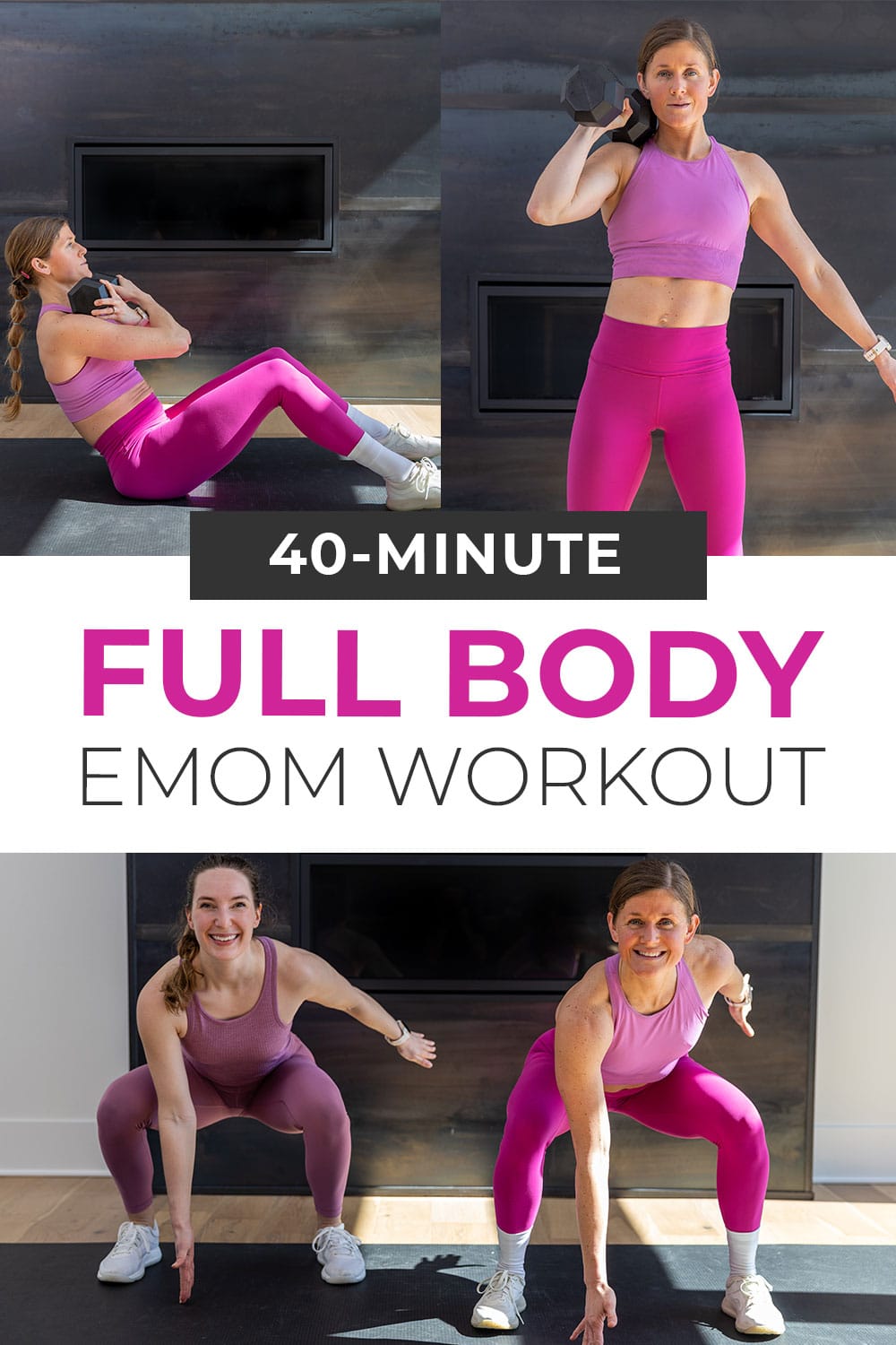 40-Minute Full Body EMOM Workout (Video) | Nourish Move Love