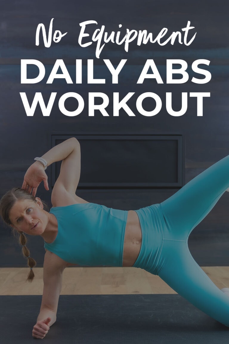 10-Minute Daily Ab Workout (Video) | Nourish Move Love